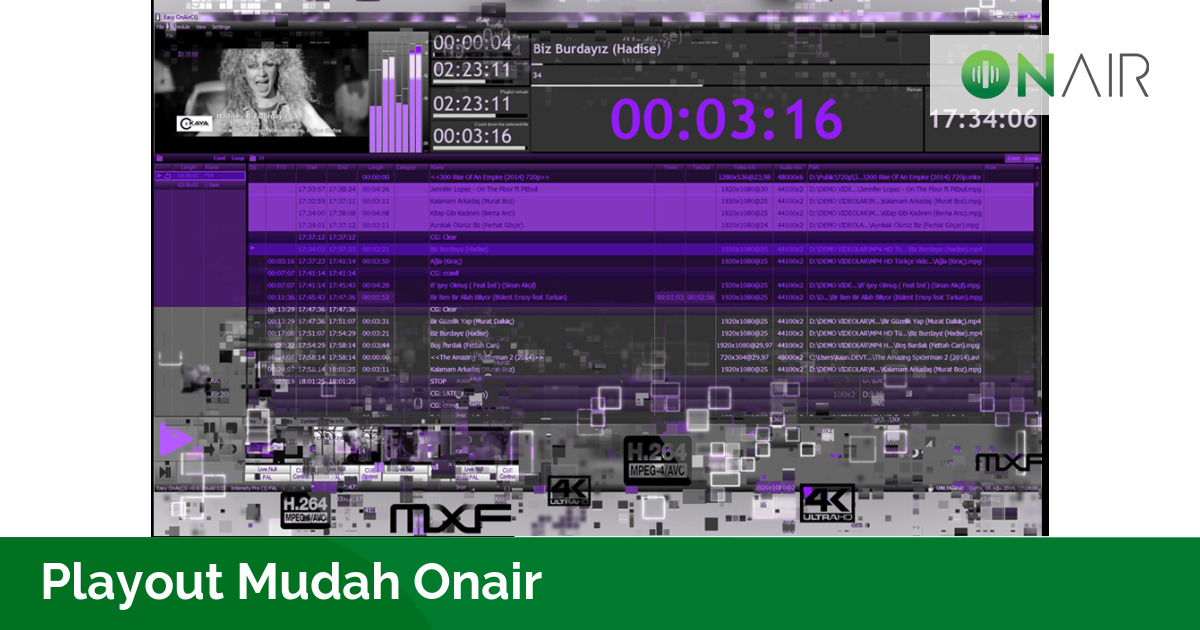 Playout Mudah Onair - Produk - OnAir