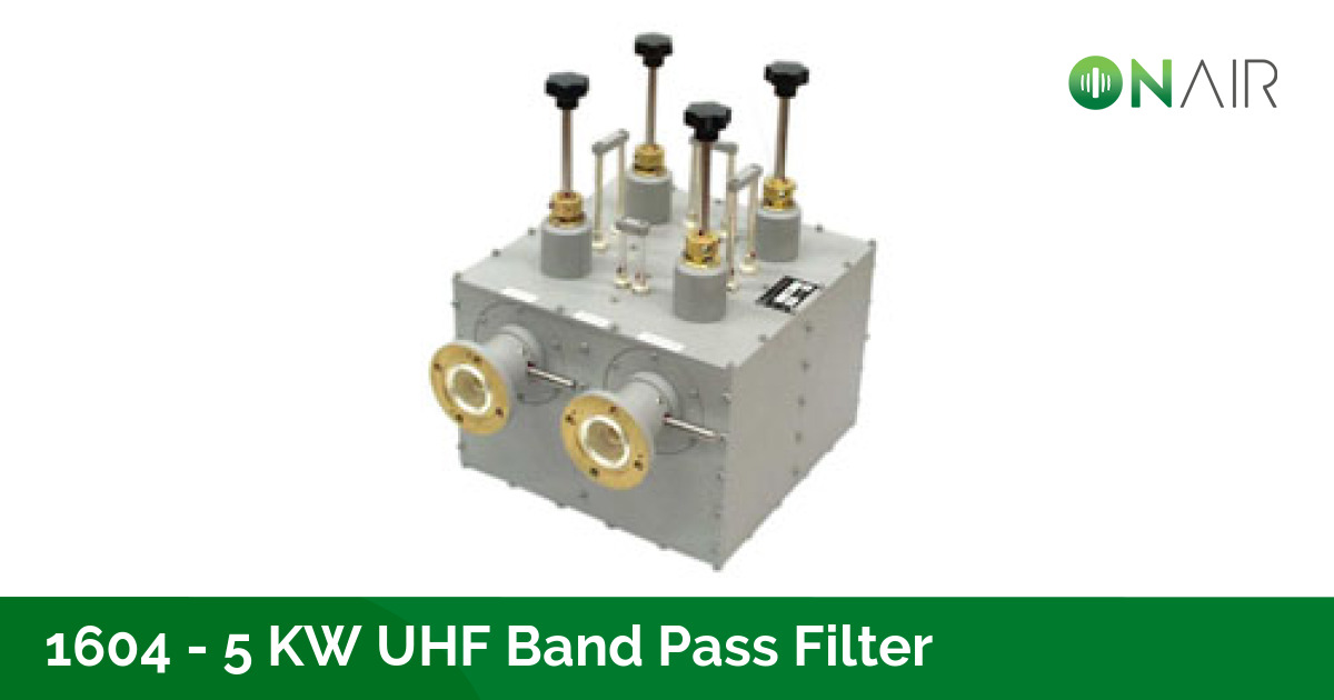 1604 - 5 KW UHF Band Pass Filter - Products - ONAIR