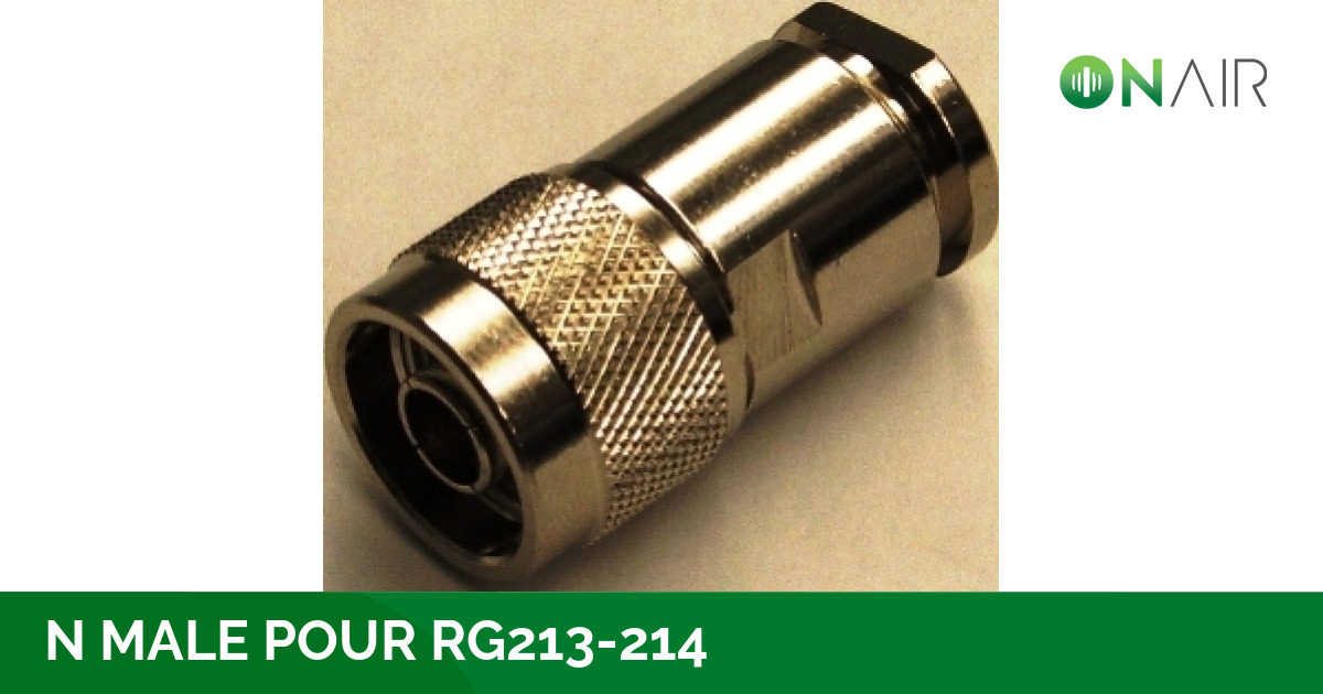 N MALE POUR RG213-214 - Produits - OnAir
