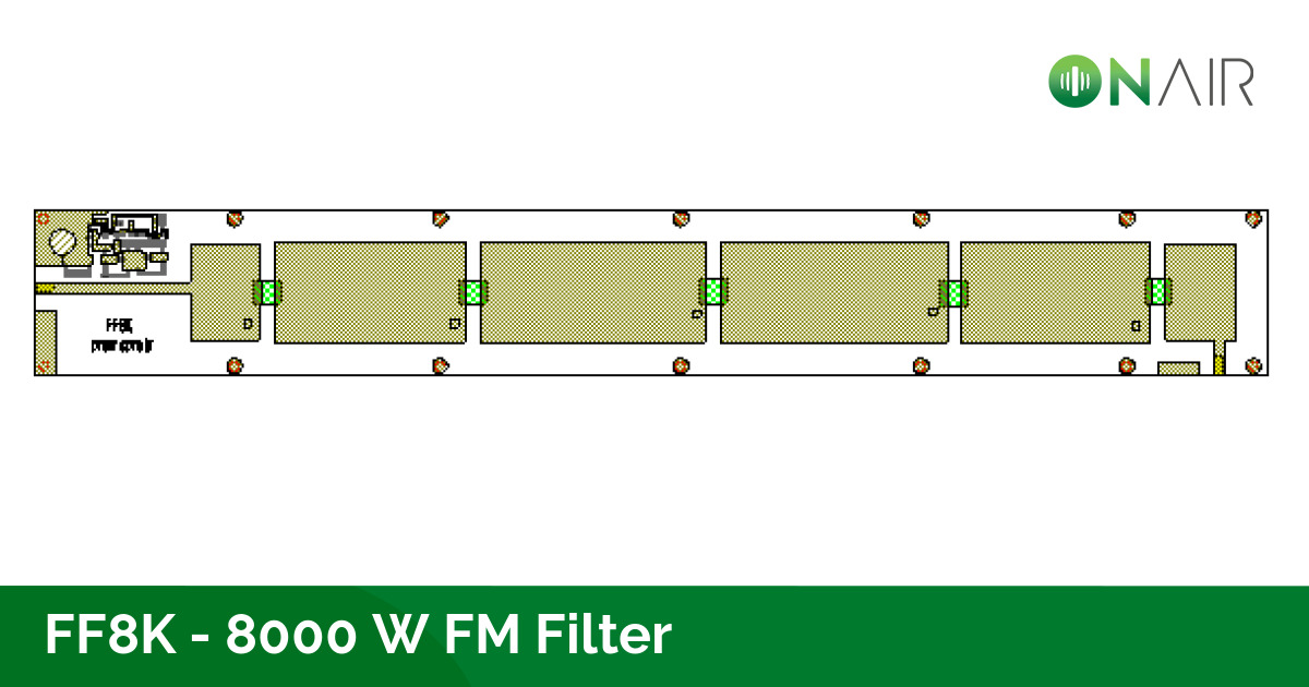 FF8K - 8000 W FM Filter - Products - ONAIR