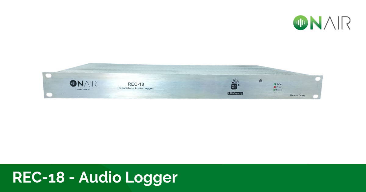 REC-18 - Audio Logger - Products - ONAIR