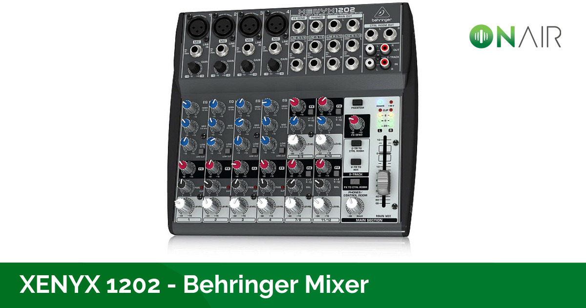 XENYX 1202 - Behringer Mixer - Products - ONAIR