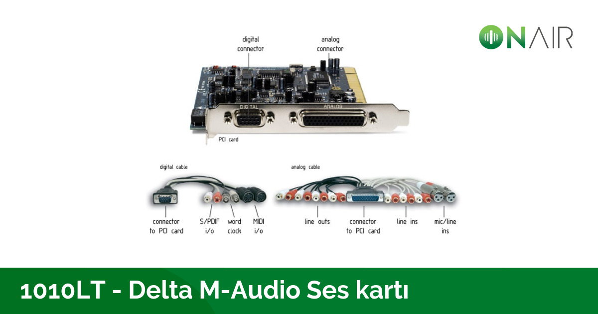 1010LT - Delta M-Audio Ses kartı - Ürünler - OnAir