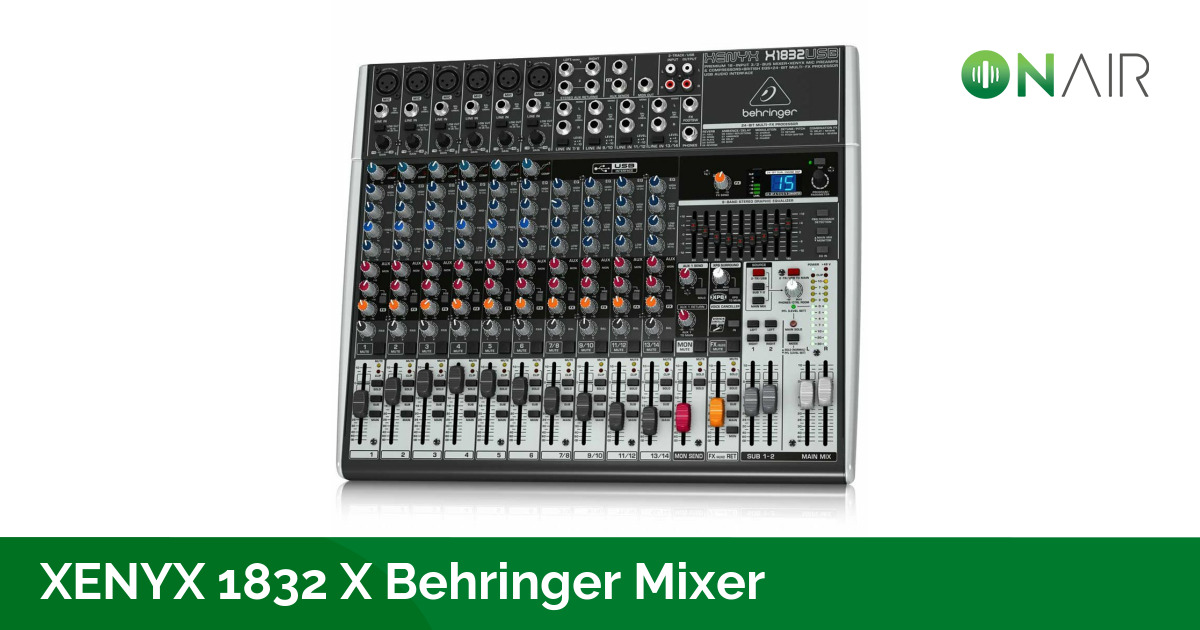 XENYX 1832 X Behringer Mixer - Produk - OnAir