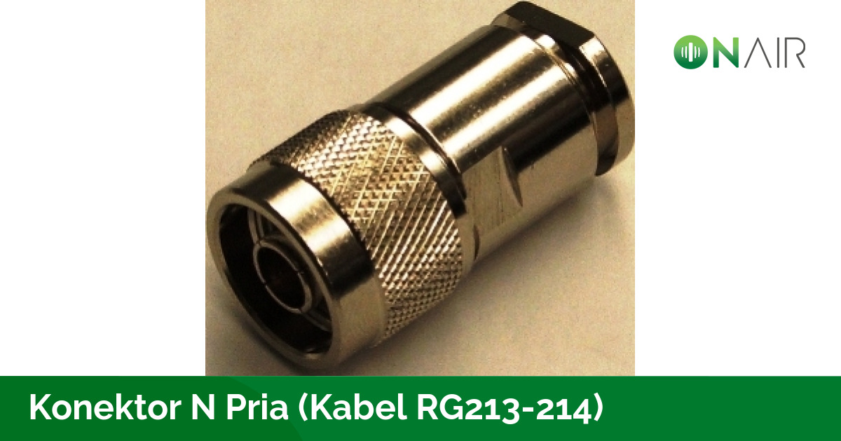 Konektor N Pria (Kabel RG213-214) - Produk - OnAir