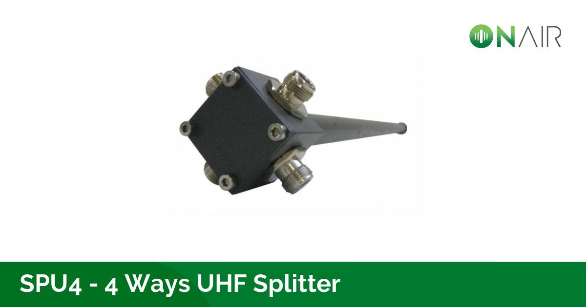 SPU4 - 4 Ways UHF Splitter - Products - ONAIR