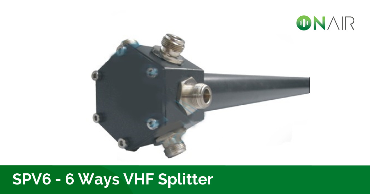SPV6 - 6 Ways VHF Splitter - Products - ONAIR