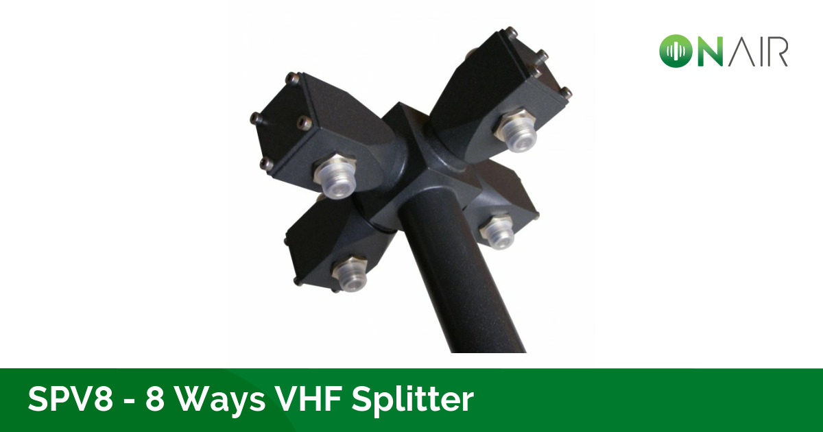 SPV8 - 8 Ways VHF Splitter - Products - ONAIR