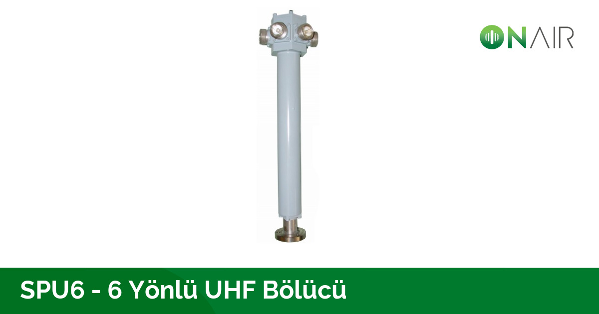 SPU6 - 6 Yönlü UHF Bölücü - Ürünler - OnAir