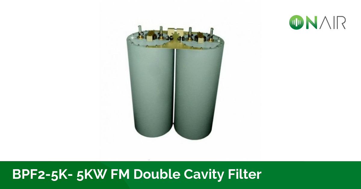 BPF2-5K- 5KW FM Double Cavity Filter - Products - ONAIR