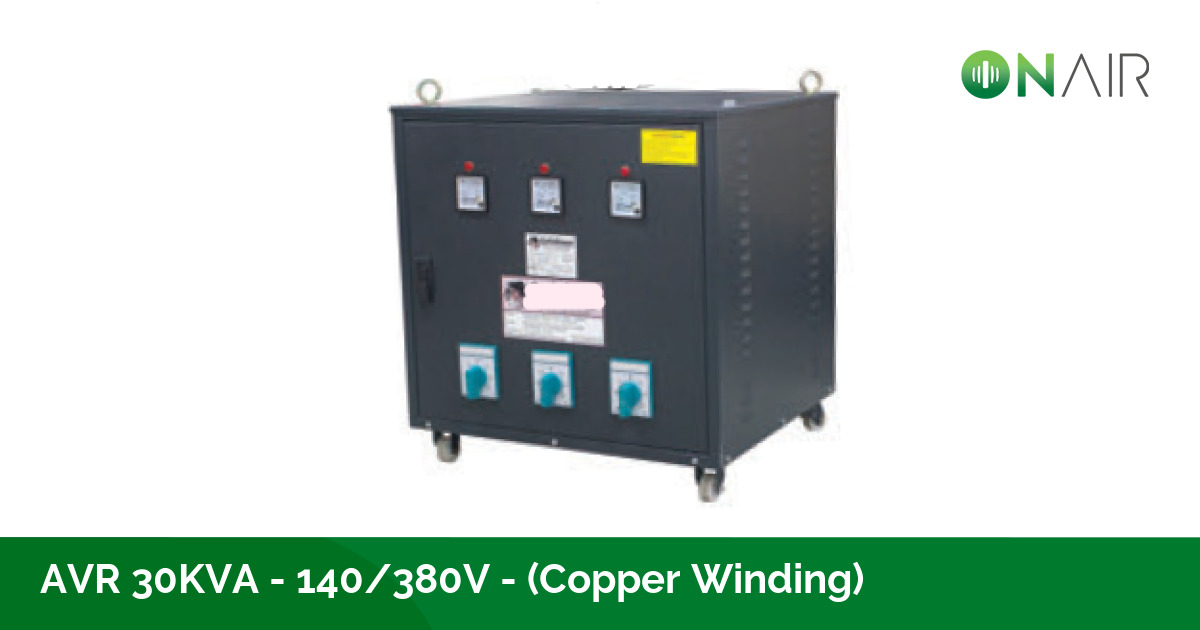 AVR 30KVA - 140/380V - (Copper Winding) - Products - ONAIR