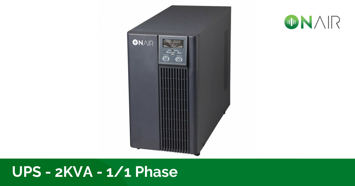 UPS - 2KVA - 1/1 Phase - Products - ONAIR