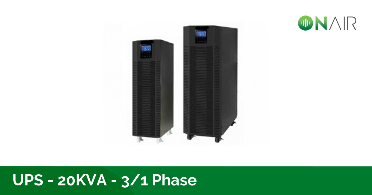 UPS - 20KVA - 3/1 Phase - Products - ONAIR