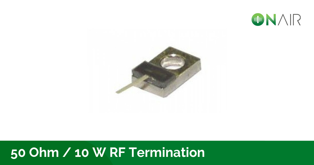 50 Ohm / 10 W RF Termination - Products - ONAIR