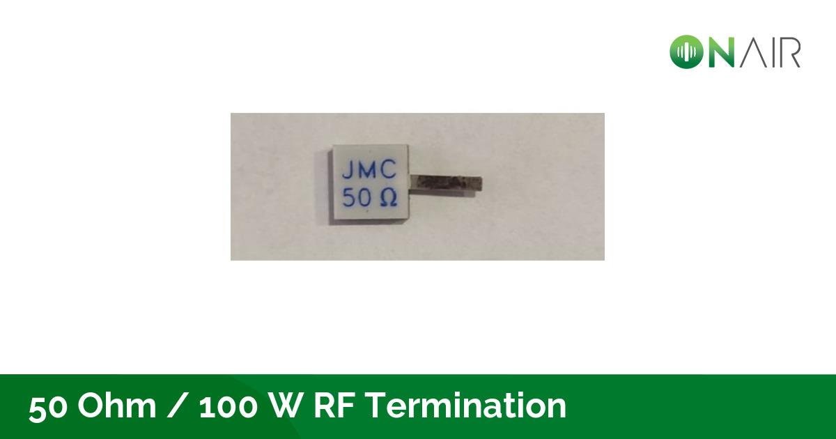 50 Ohm / 100 W RF Termination - Products - ONAIR