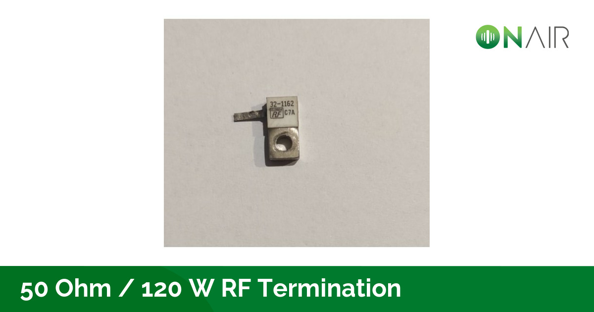 50 Ohm / 120 W RF Termination - Products - ONAIR