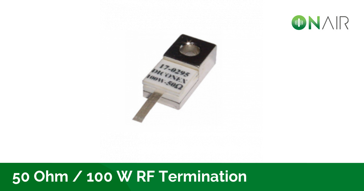 50 Ohm / 100 W RF Termination - Ürünler - OnAir
