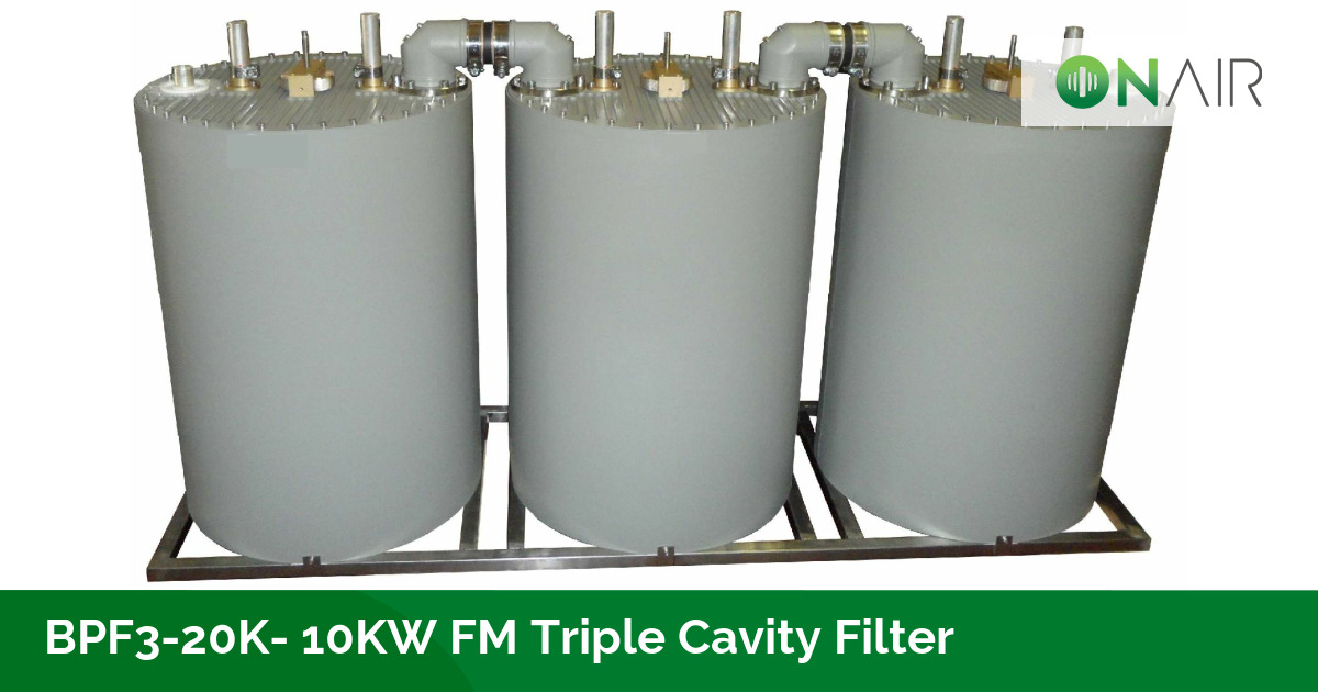 BPF3-20K- 20KW FM Triple Cavity Filter - Products - ONAIR