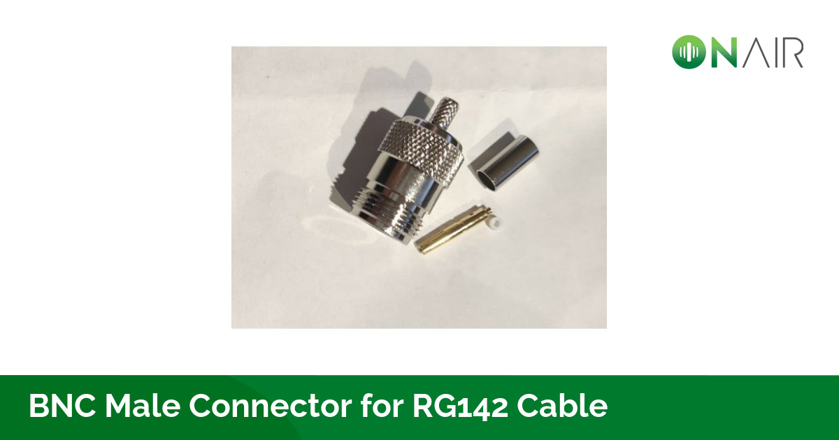 N Female Connector for RG142 Cable - Products - ONAIR