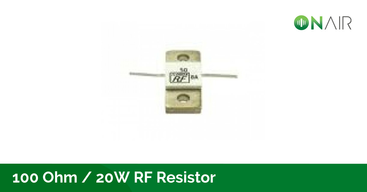 100 Ohm / 20W RF Resistor - Products - ONAIR