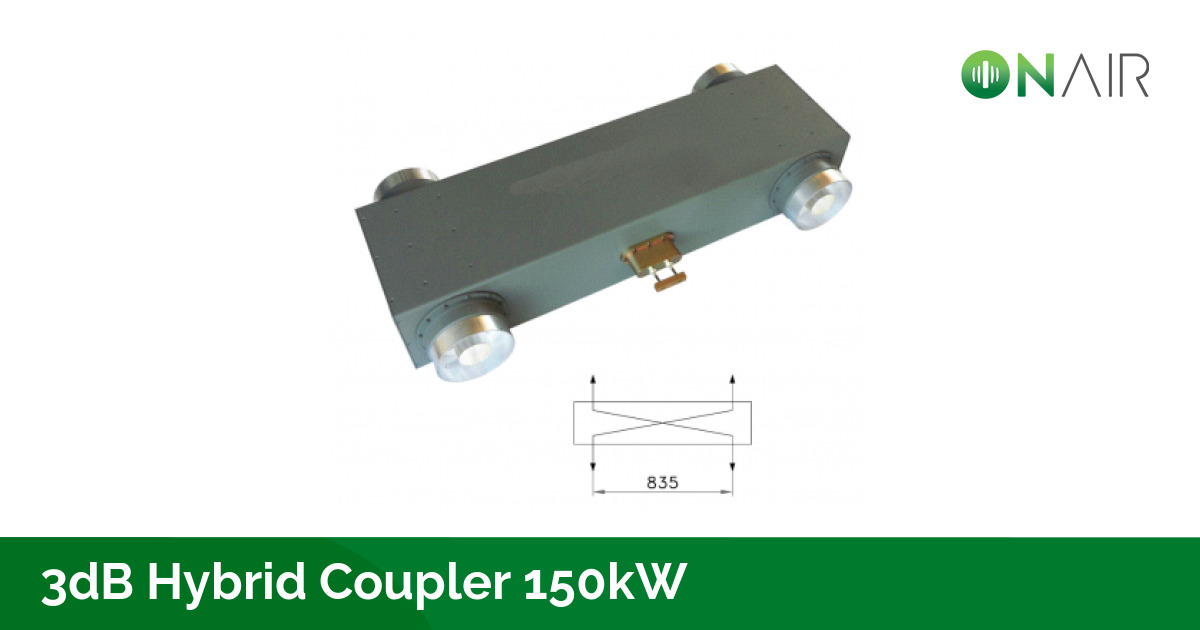 3dB Hybrid Coupler 150kW - Ürünler - OnAir