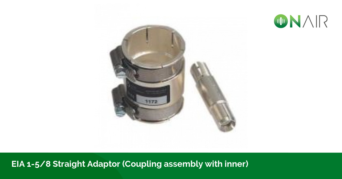 EIA 1-5/8 Straight Adaptor (Coupling assembly with inner) - Ürünler - OnAir