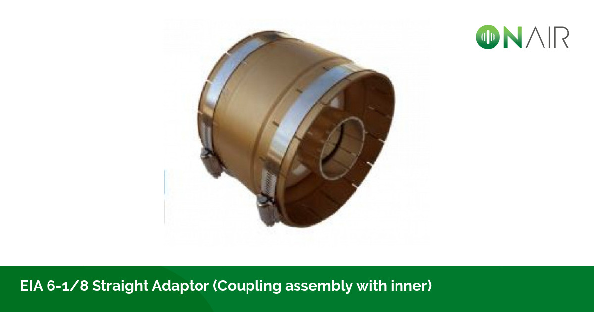 EIA 6-1/8 Straight Adaptor (Coupling assembly with inner) - Ürünler - OnAir