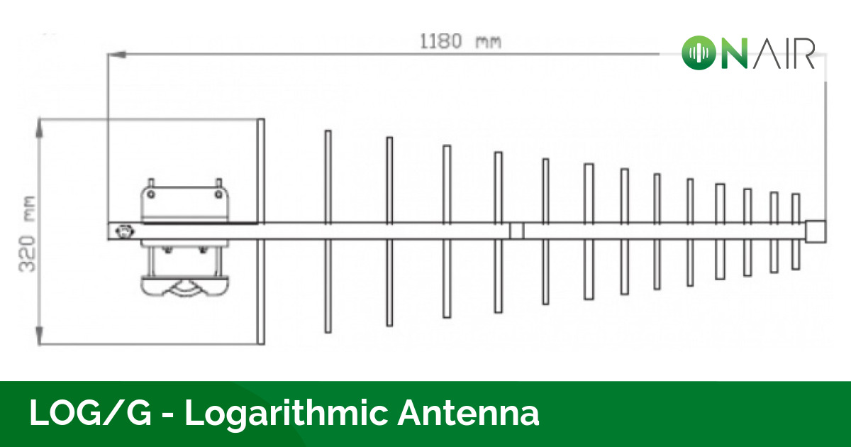 LOG/G – Logarithmic Antenna (850-1020 MHz) - Products - ONAIR